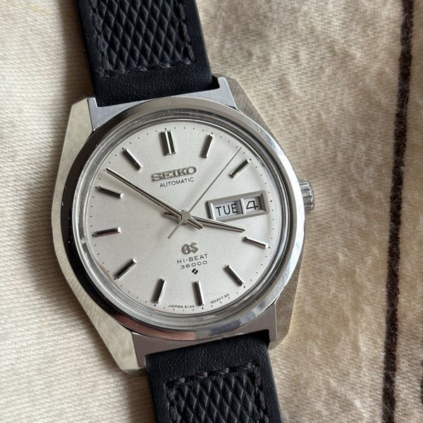 Vintage Grand Seiko 6146-8000 61GS Hi-Beat 36000 Automatic Watch 1969 ...
