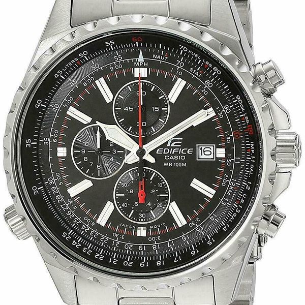 Casio Men's Edifice Stainless Steel Multi-Function Chronograph Watch ...