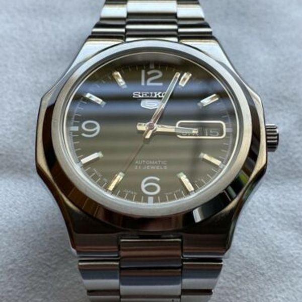 Seiko 5 SNKK59 Nautilus Automatic Stainless Steel Mens Watch (RARE ...
