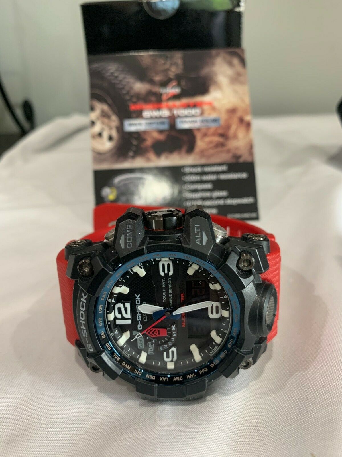 CASIO G-SHOCK GWG-1000RD-4 Mudmaster red rescue edition | WatchCharts