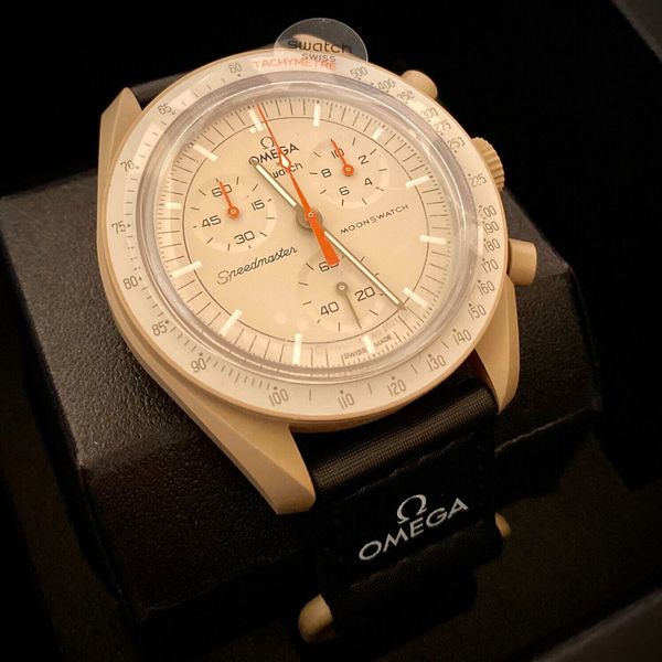 OMEGA X SWATCH SpeedMaster MoonSwatch MISSION TO JUPITER 42mm NEW! TAGS ...