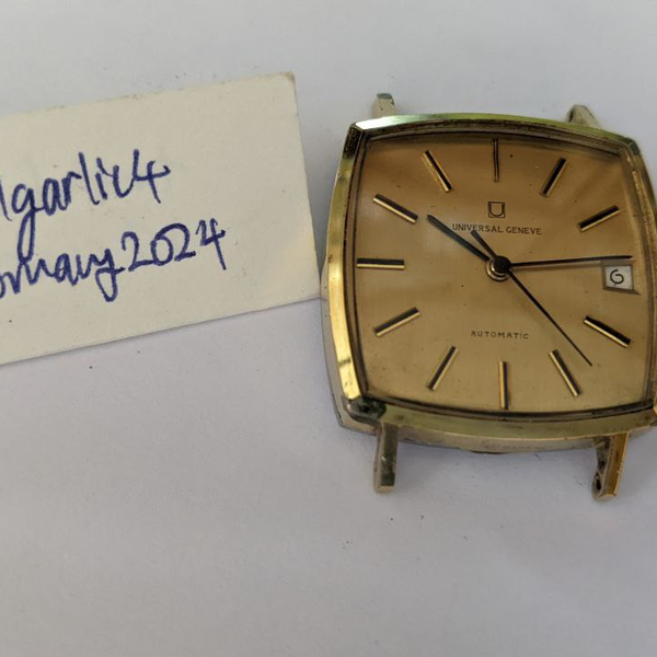 [WTS] Universal Geneve Square Gold Plated Automatic 31mm Reference ...