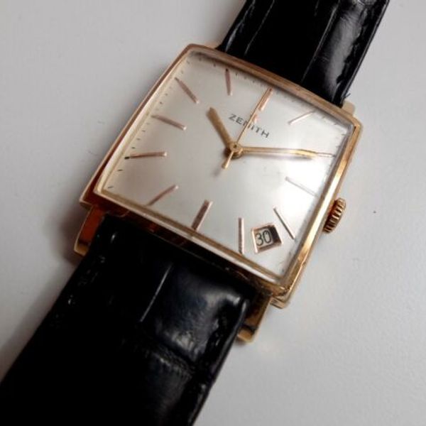 NICE VINTAGE ZENITH SQUARE WATCH | WatchCharts Marketplace