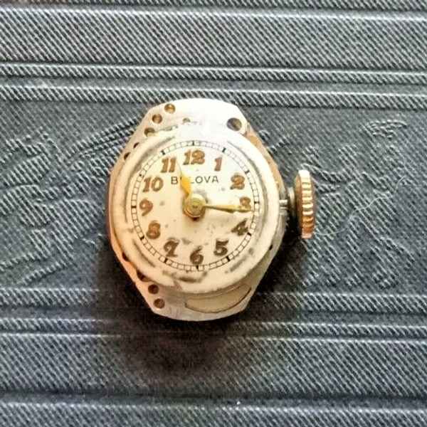 BULOVA 6AK "Working" Ladies 17 Jewel WATCH MOVEMENT watch parts ...