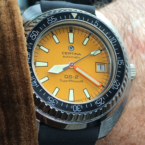 CERTINA DS-2 Super PH 1000M Yellow Diver | WatchCharts Marketplace