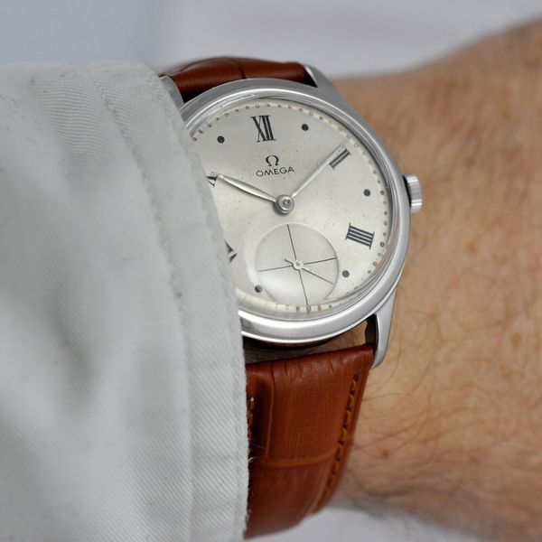 ELEGANT ORIGINAL OMEGA EARLY 1940'S REF 2169 MANUAL WIND STEEL SWISS ...