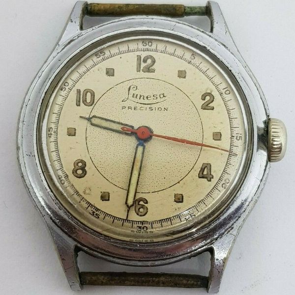 Vintage Men's LUNESA Mechanical Watch (runs) | WatchCharts Marketplace