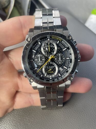 Bulova Icon Precisionist 96B175 Wrist Watch for Men Full Links ...