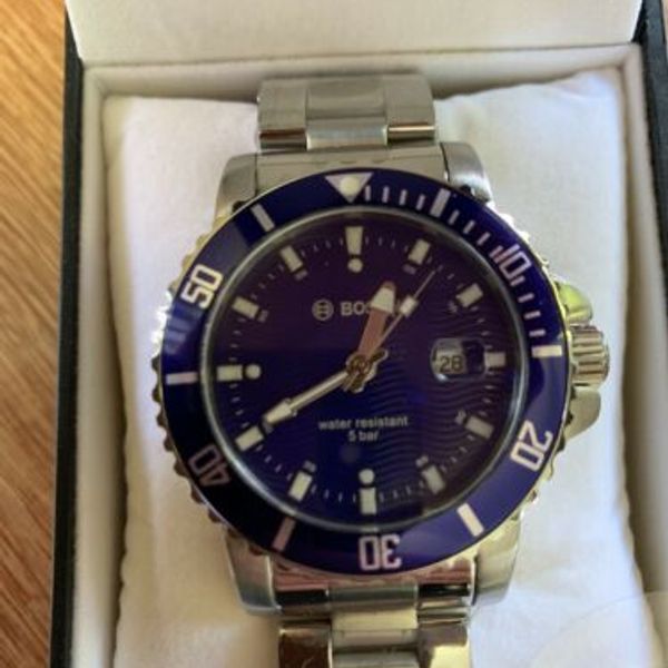 80 Years Bosch Blue PT Anniversary Watch - Movement Miyota by CITIZEN ...