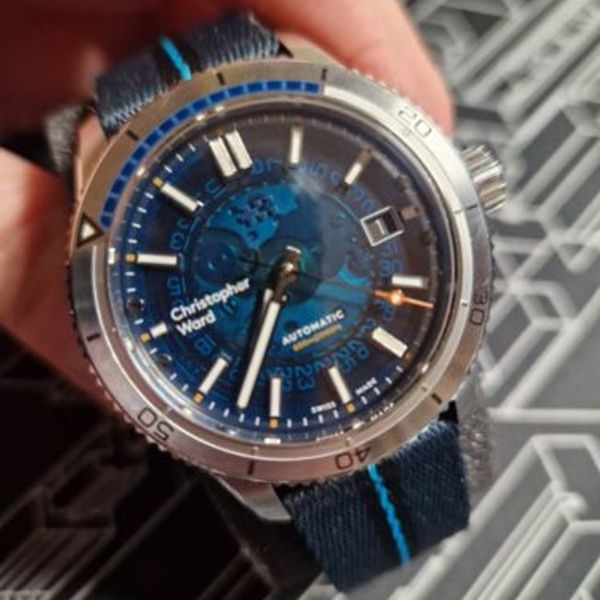 Christopher Ward C60 Sapphire Blue 40mm Diver watch 2021 | WatchCharts ...