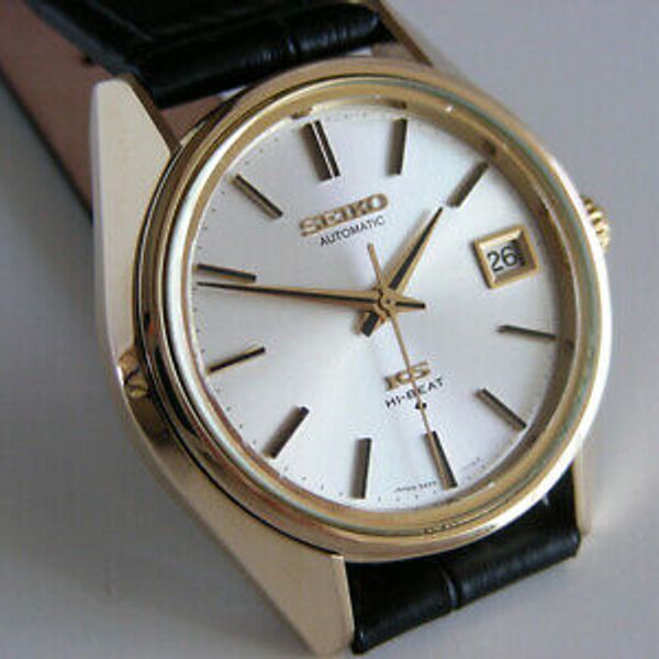 RARE GOLD CAPPED KING SEIKO HI-BEAT 5625-7110 AUTOMATIC WATCH CIRCA 1972 | WatchCharts