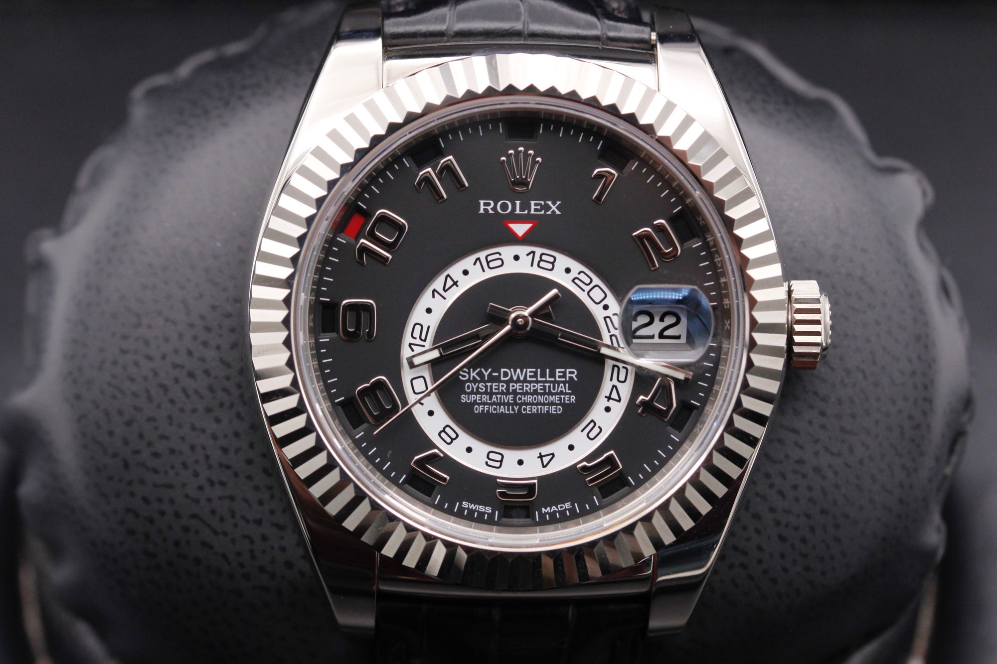 FSOT: Rolex Sky Dweller - 326139 - Black Arabic - White Gold - 42mm ...