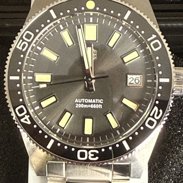 San martin SN0007-G 62mas automatic watch seiko nh35 sapphire crystal ...