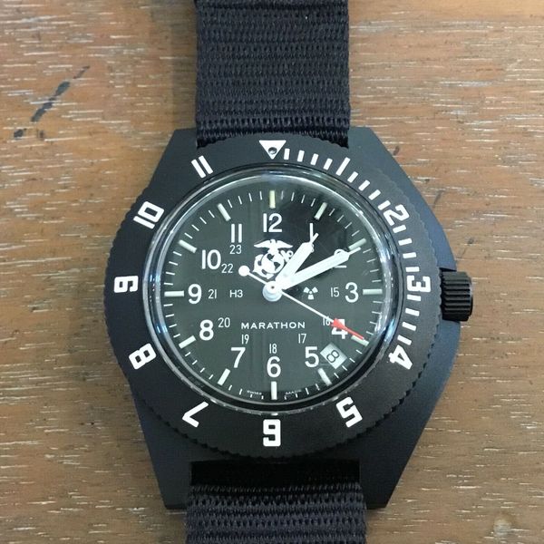 Marathon Military Issue Pilot’s Watch WW194013 Navigator Black Tritium ...