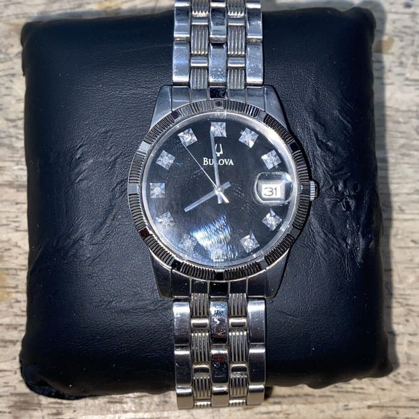 Bulova C860528 Stainless Steel Water Resistant Watch *READ ...