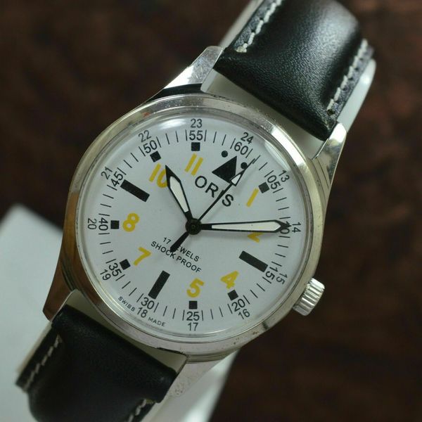 Vintage Oris Hand Wind Mechanical ST- 96 17 Jewels Men's Wrist Watch ...