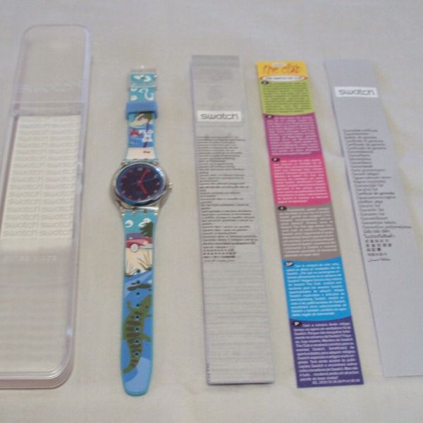 SWATCH - GK 388- RHYTHMICAL MOOD/Florida- Blue Face - New, Never Worn ...
