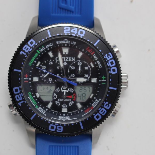 Citizen Promaster Sailhawk Eco-Drive World Time Alarm Men's Watch ...