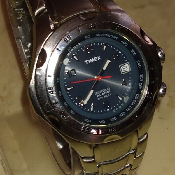 RARE TIMEX i-CONTROL ALARM, TIMER, INDIGLO WATCH NEW BATTERY, FULLY ...