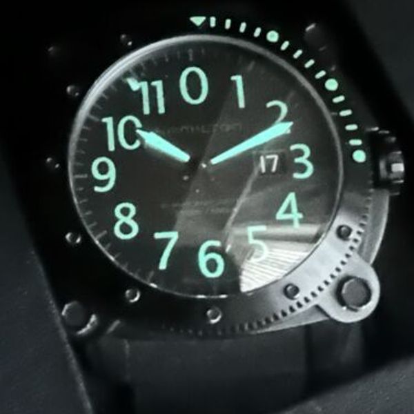 Hamilton Khaki Below Zero 1000 "Martian" Swiss Automatic Mens Watch EUC ...