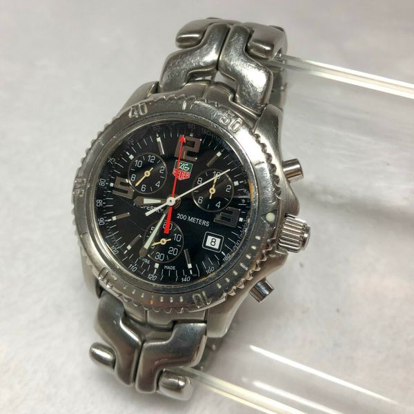 Tag-Heuer Link Date Chronograph CT5111 Men Watch 200m Auto 40mm ...