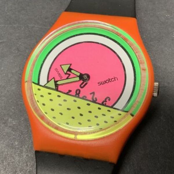 1985 Keith Haring Rare Breakdance Swatch Watch First Ever Sponsored ...