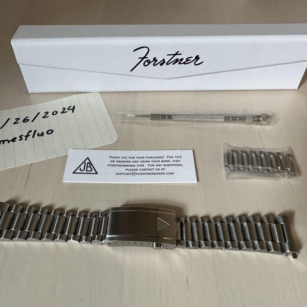 [WTS][US] Forstner President Bracelet - 1450 - for Speedmaster 1861 ...