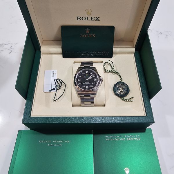 2025 JULY NEW UNWORN FRESH Rolex Air King 40MM Box & Papers FULL SET ...