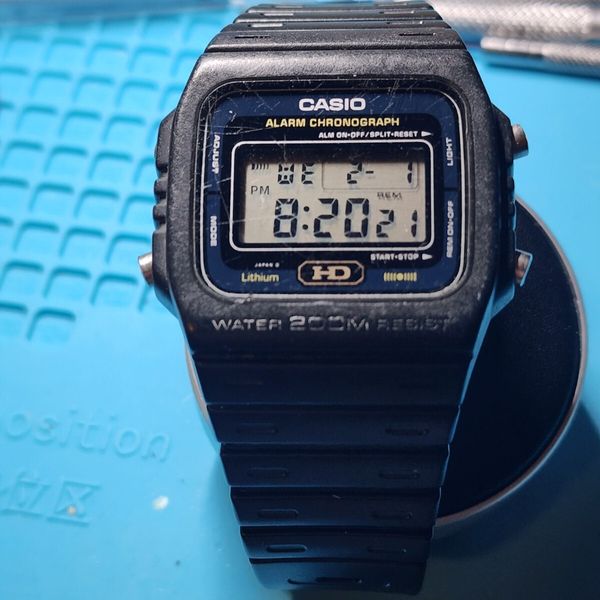 RARE Men's Vintage DIGITAL Watch CASIO (690) DW-240 Alarm Chronograph ...