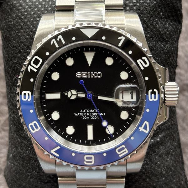 SEIKO MOD WATCH â BATMAN STYLE â | WatchCharts Marketplace
