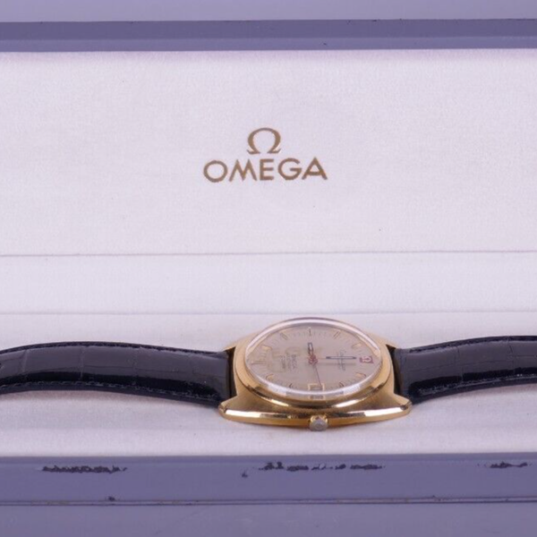 18k Yellow Gold Electronic Omega Constellation Men's Watch 1970's ...