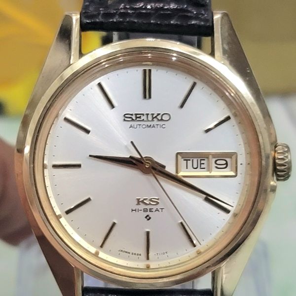 1972S VINTAGE KING SEIKO KS 5626 HI BEAT 28800BPH AUTOMATIC CAP GOLD MENS WATCH | WatchCharts ...