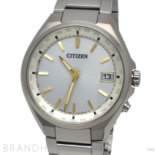 Citizen Watch Men's Attesa Eco Drive Radio World Time Needle Display ...