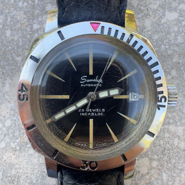 Vintage Sandoz Diver Baby Panerai 1000 metros | WatchCharts Marketplace