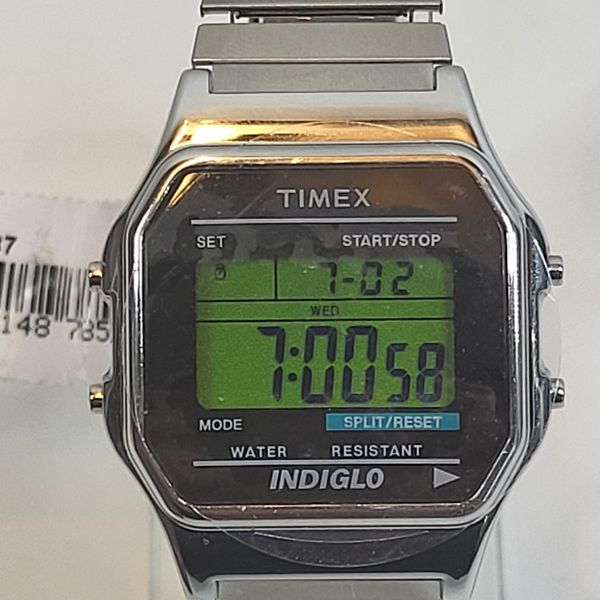 Timex T785879J Men's Classic Digital Watch -Indiglo Light -Expanding ...