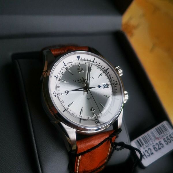 Hamilton Jazzmaster Traveler 2 H32625555 GMT Auto ETA 2893-2 Sapphire ...