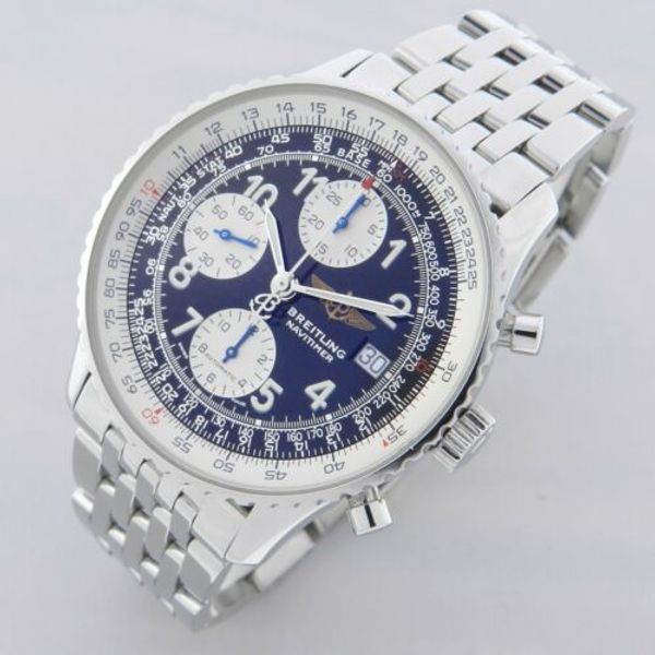 BREITLING OLD NAVITIMER REF. A13322 VINTAGE CHRONOGRAPH WATCH 100% ...