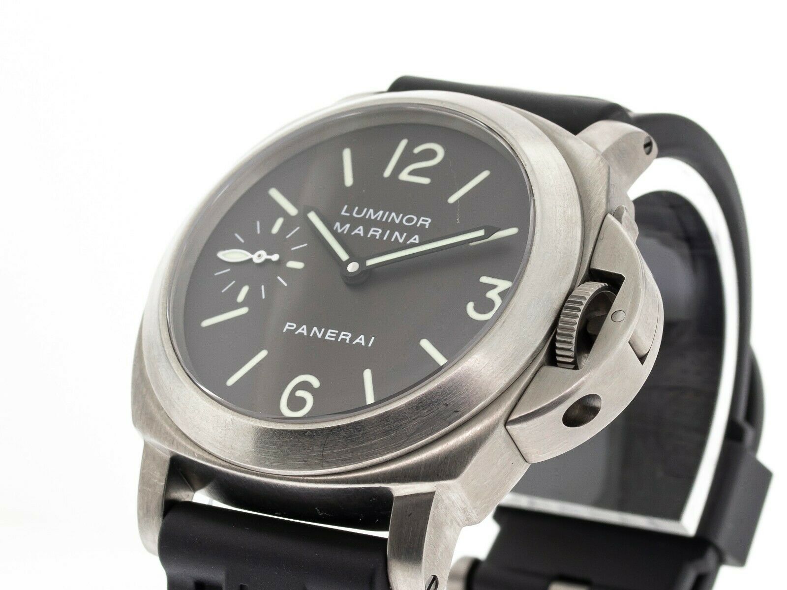 Panerai Historic Luminor Marina 44mm Titanium Black Arabic Dial ...