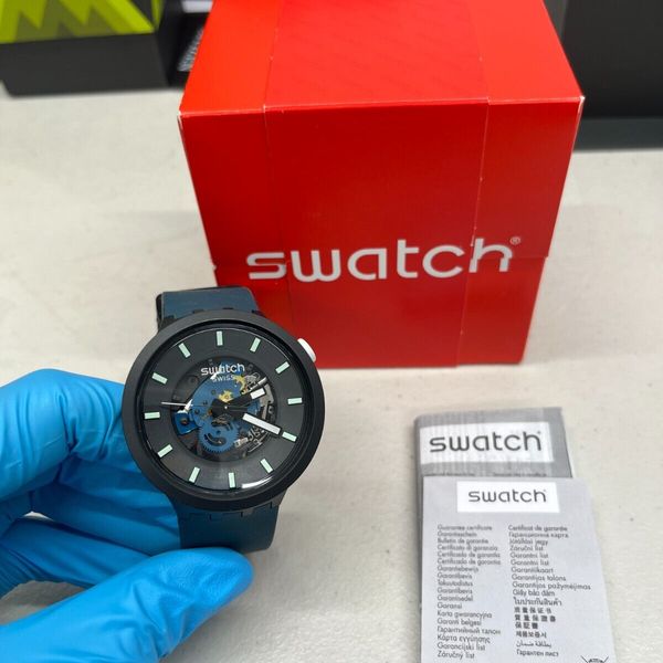 SWATCH SPECIAL Big Bold Ceramic 2022 - SB03B107 - Night Trip ...