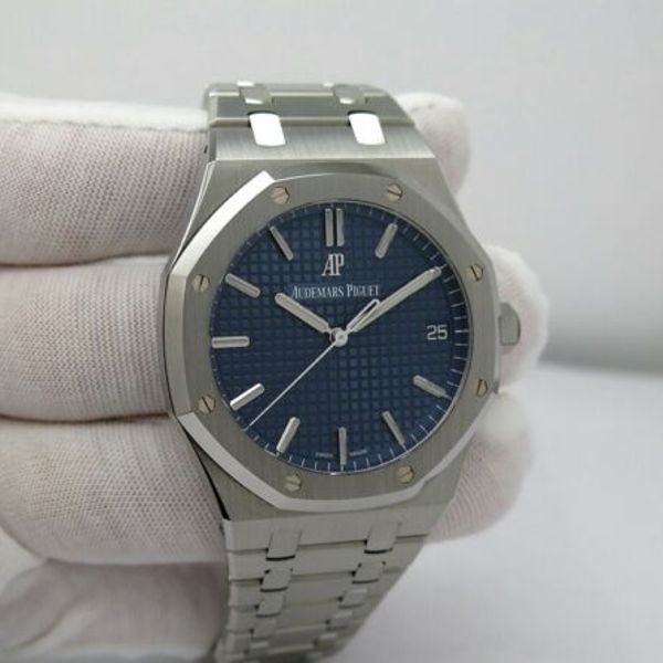Audemars Piguet Royal Oak 15500ST Blue Dial | WatchCharts Marketplace