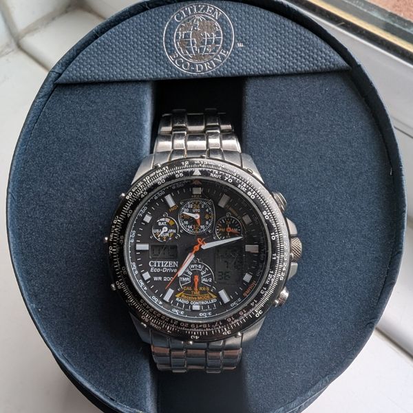 Citizen Eco-Drive Promaster Skyhawk A-T 46mm Titanium Case Srainless ...