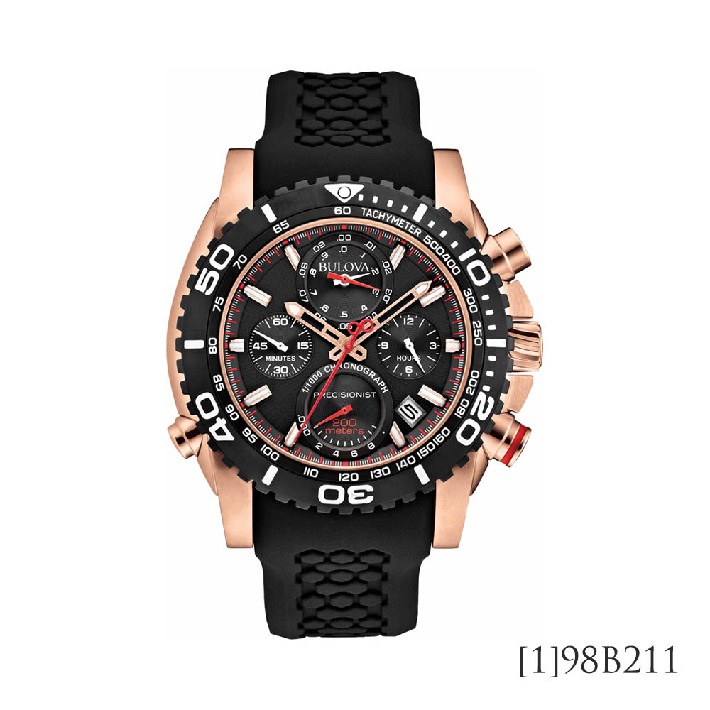 Bulova Precisionist Chronograph (98B211) Market Price | WatchCharts