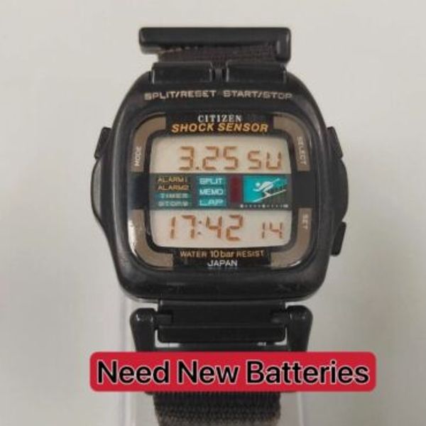 Vintage CITIZEN D131-312945 Japan Digital Watch with Original Band ...