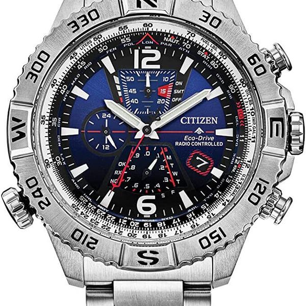 Citizen Promaster Navihawk SOLAR ECO DRIVE Blue Men's Watch - AT8220 ...