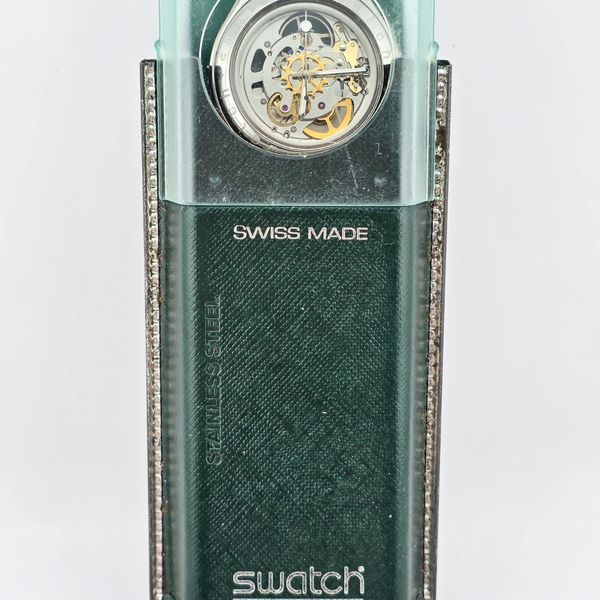 Swatch Irony Automatic Skeleton YAS100 Body & Soul 1997 NOS Flex ...