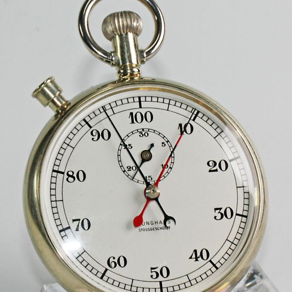 Junghans Rattrapante (2310) Stopwatch - 100 Sec Counter, Decimal ...