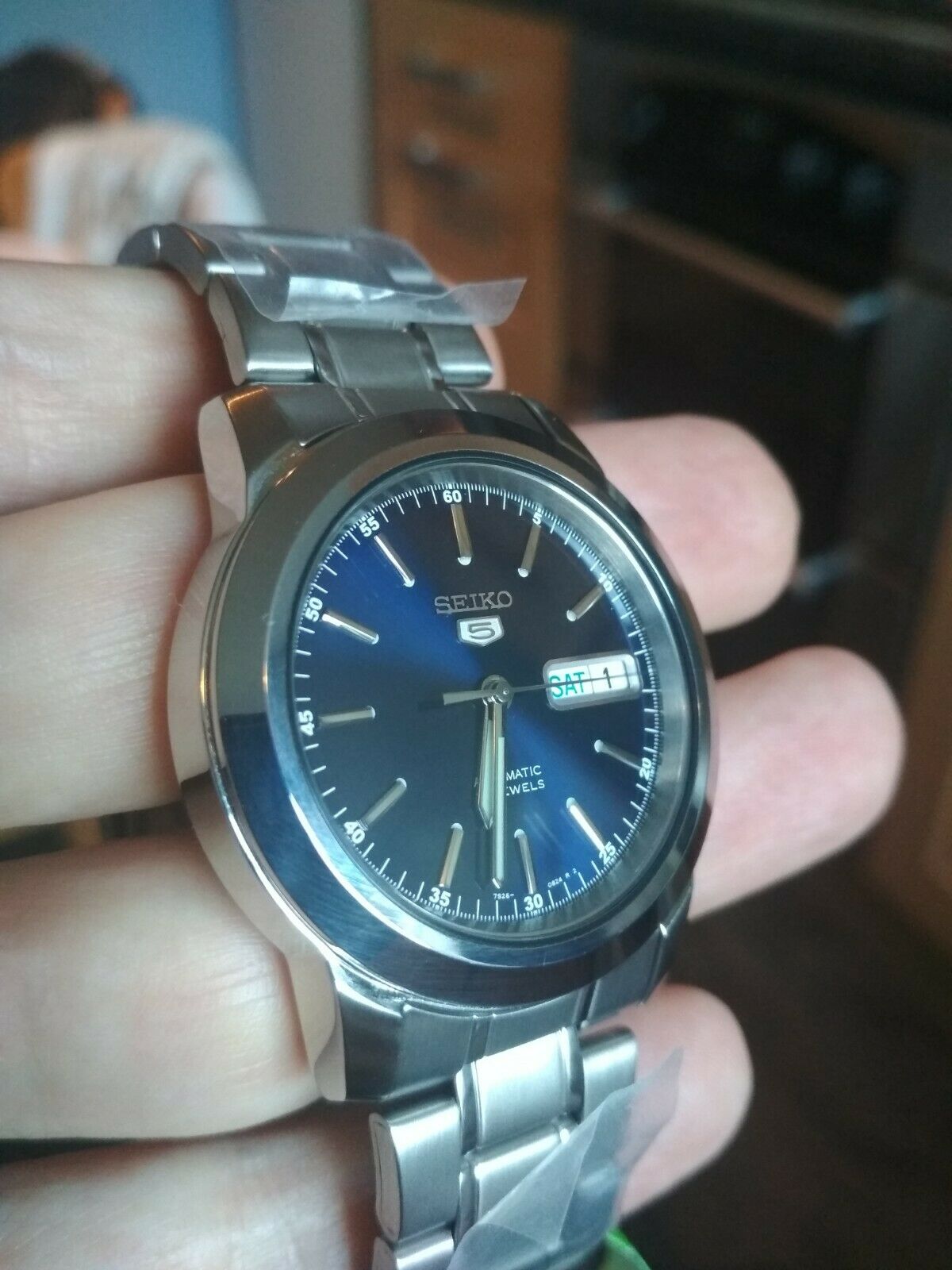 Seiko SNKE51K1S Stainless Steel Blue Dial Watch Automatic Seiko 5 ...