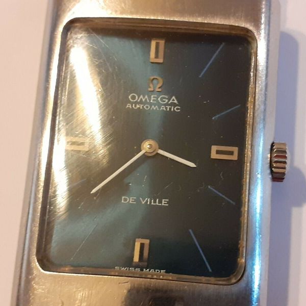 Omega - De Ville *Tank* Blue Dial Automatic (Cal. 671) - Men - 1970 ...