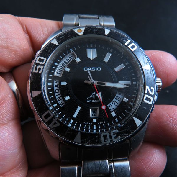 MDV-103 Casio Swordfish WR 200M Quartz Men Watch | WatchCharts Marketplace