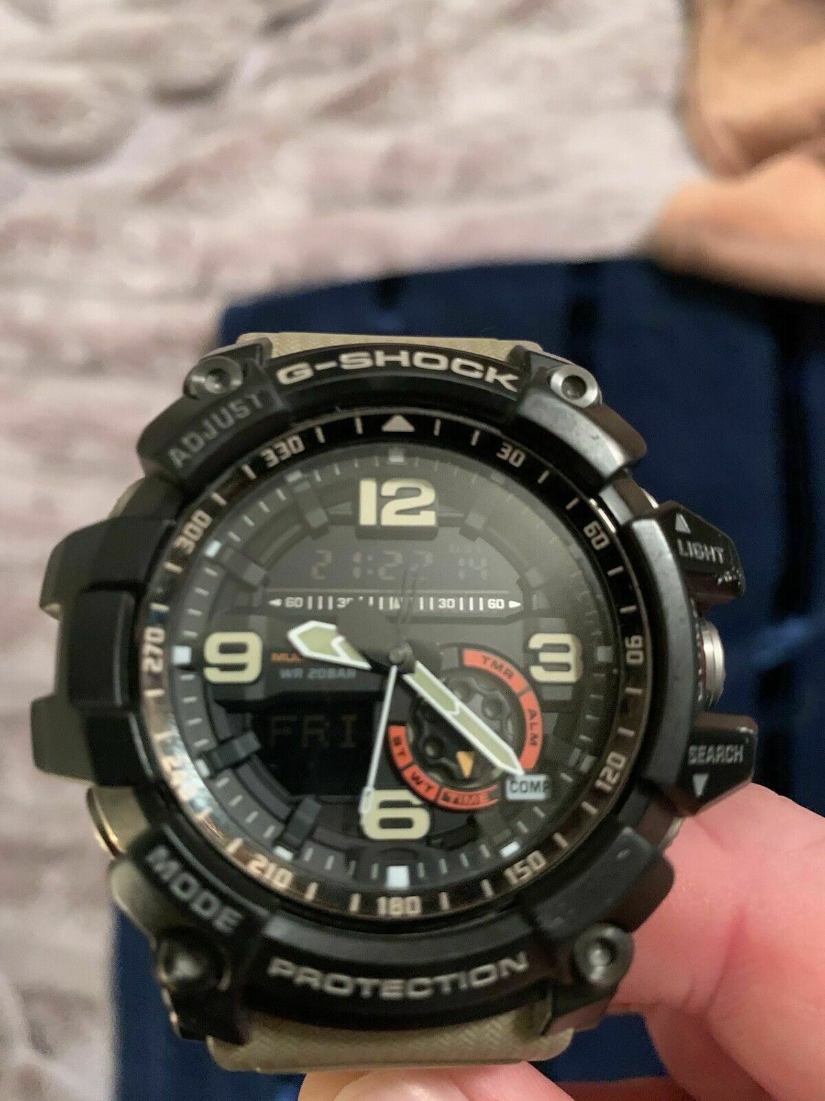 Casio G-Shock GG-1000-1A5 Mudmaster Military Beige Used | WatchCharts ...